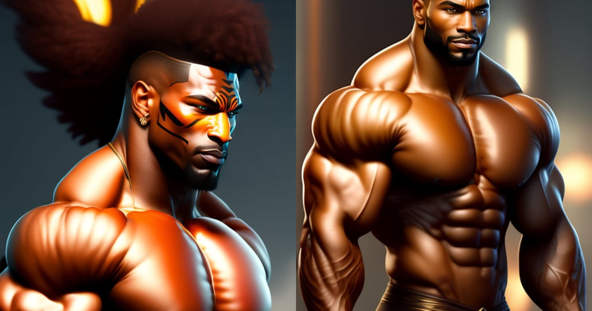 Lexica - A buff creature, half human and half tiger, showing his ...