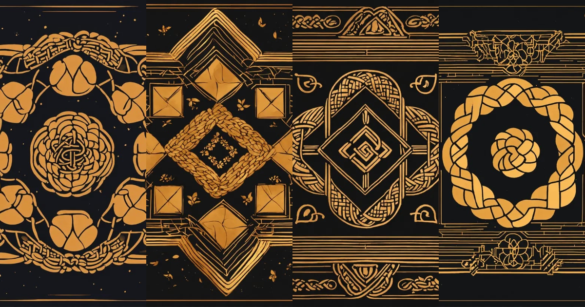 Lexica - Square flat design logo, materialistic icon style, flat style ...