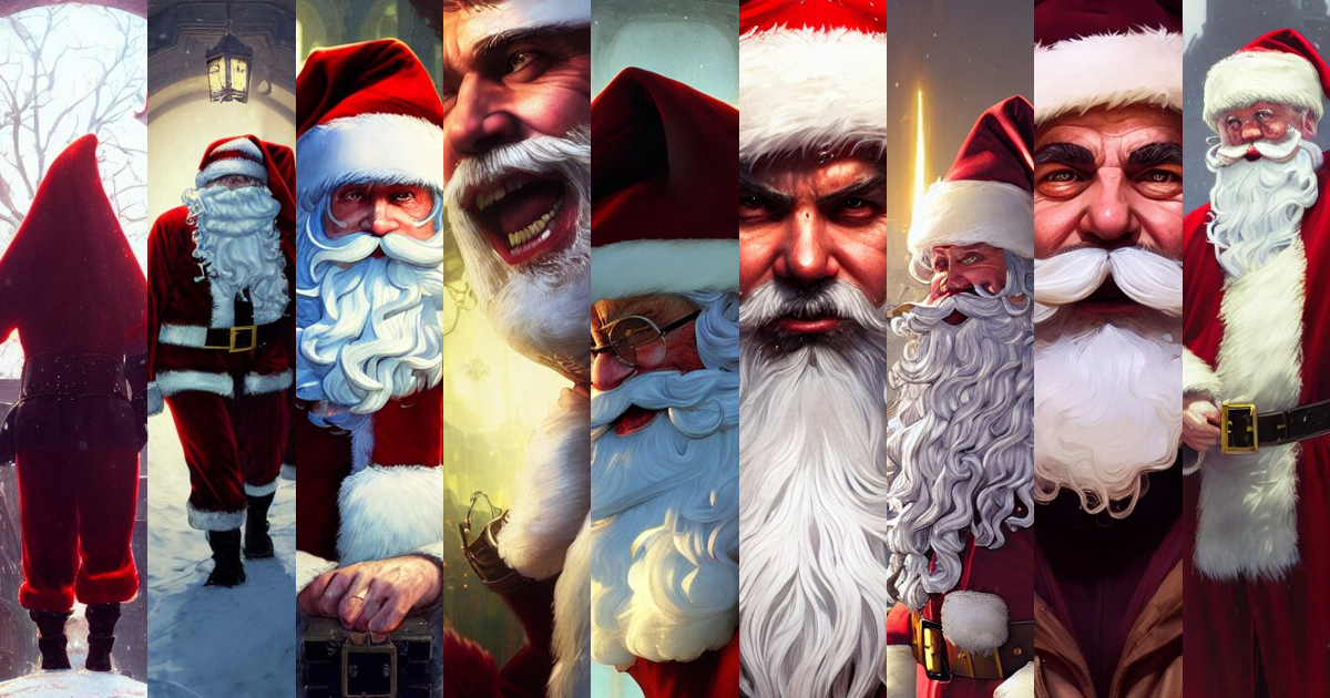 Lexica - Highly detailed portrait of santa claus vampire, in GTA V ...