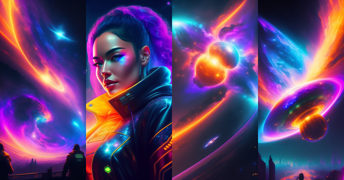 Lexica - Ultradetailed illustration of an energy spell in a galaxy ...