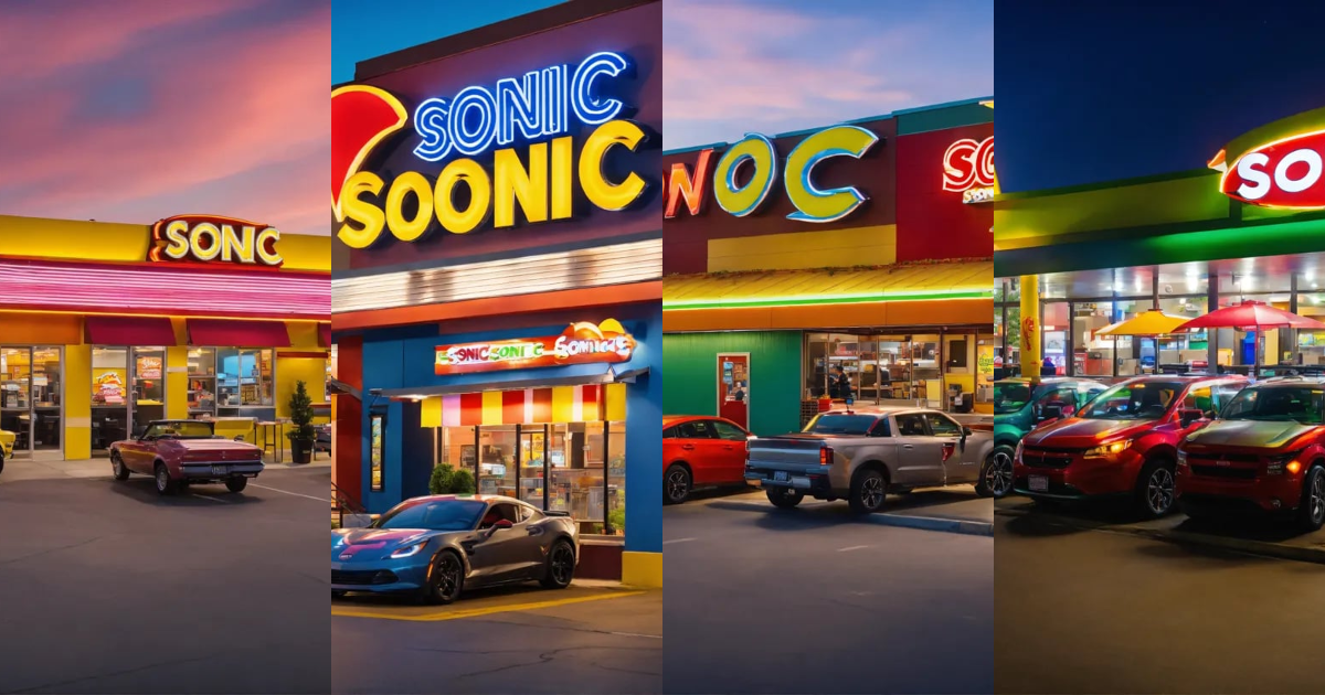Lexica - A photo of a fast-food restaurant with a drive-thru. The ...