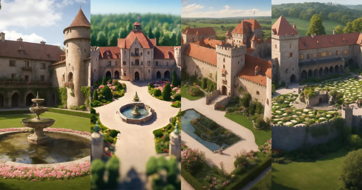Lexica - Ultra realistic, photorealistic, bird's eye view of a small ...