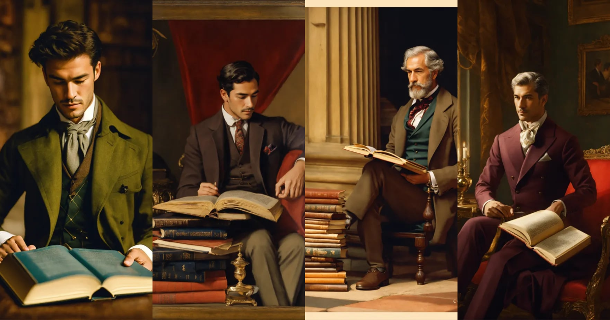 Lexica - Classic men with book