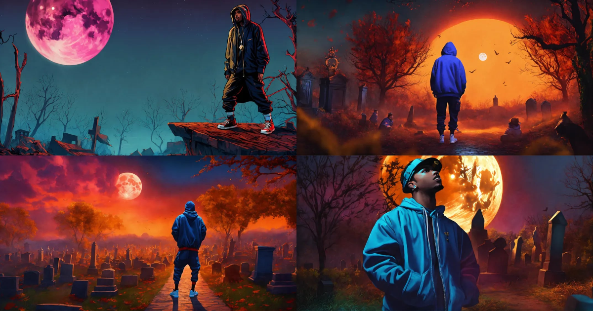 Lexica - A funky rapper is dropping dope rhymes in a haunted graveyard ...