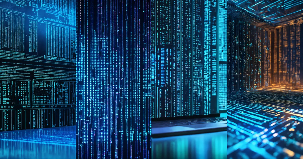 Lexica - Ultra realistic photo of a very high tech 3d software code lit ...