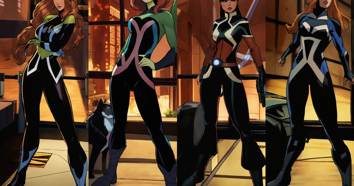 Lexica - Marvel Auran girl from inhumans tv show animated in action ...