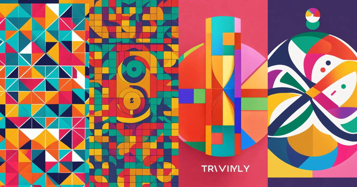 Lexica - Logo of triviality game inspired of trivial pursuit game ...
