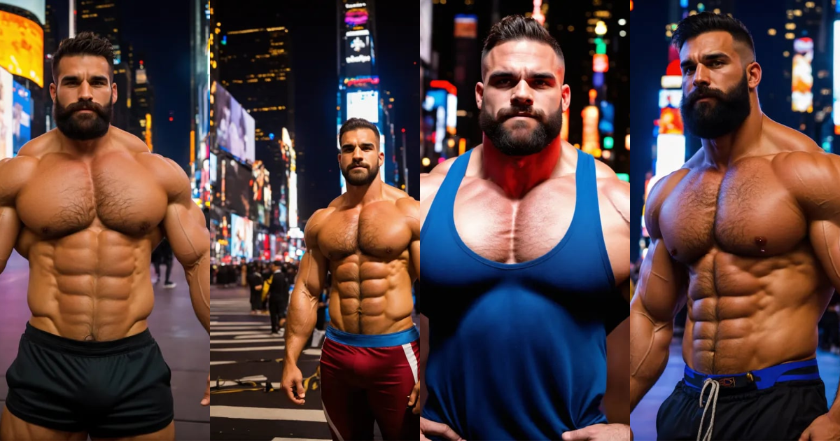 Lexica - 30-year-old hairy Maltese man with big muscles, big ...