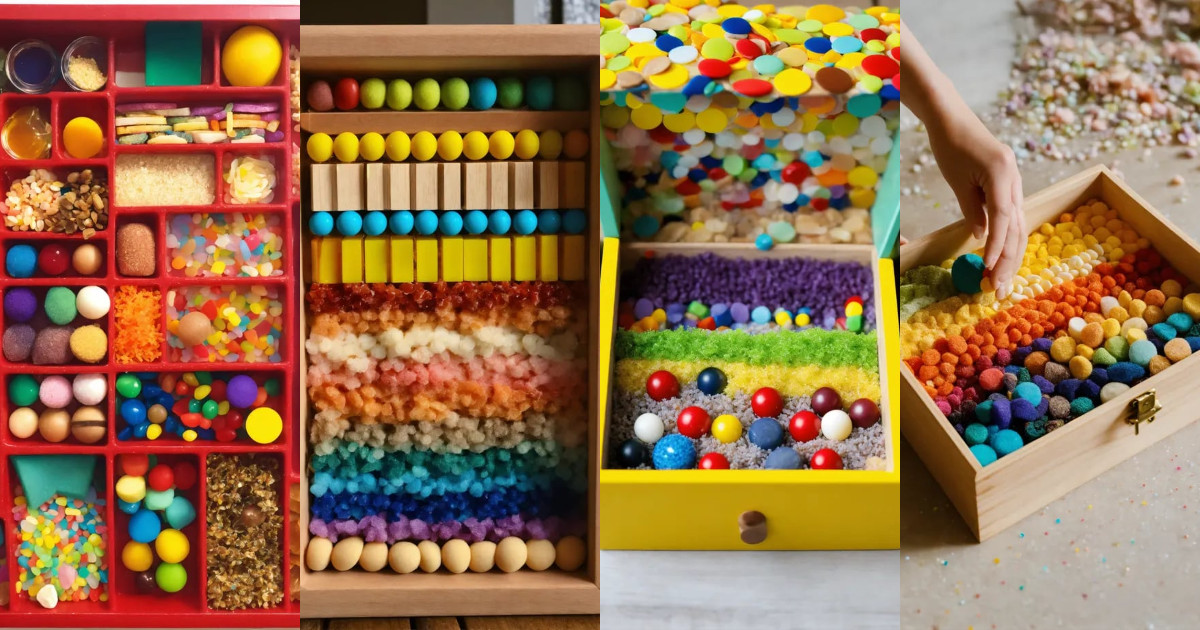 Lexica - Sensory tactile box for adult children