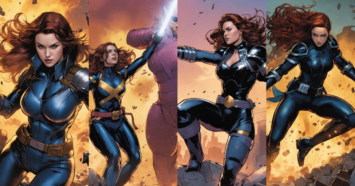 Lexica - Female X-Men Shadowcat wearing black metal combat armor ...