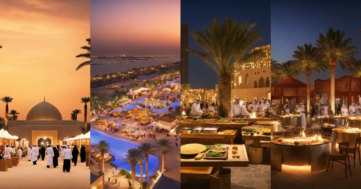 Lexica - Visualize a vibrant scene at the 'Taste of Bahrain' Food ...