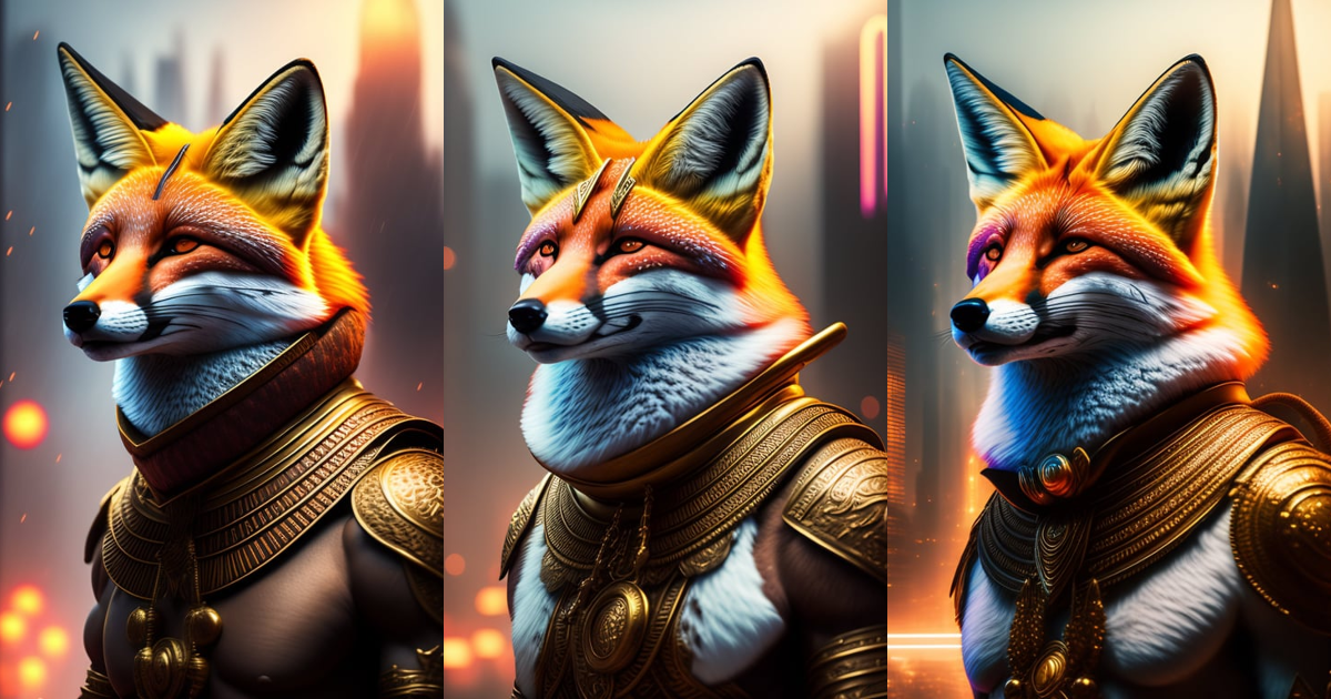 Lexica - Male fox god in egyptian worldFemale red fox humanoid, red ...