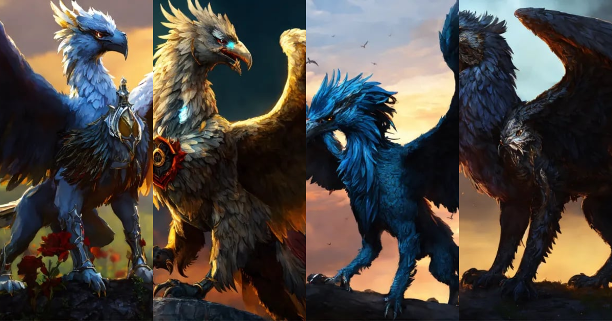Lexica - An majestic undead griffin