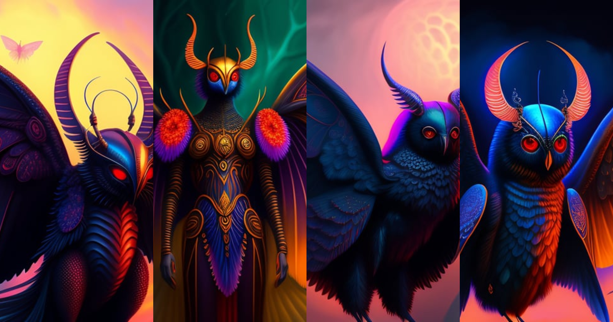 Lexica - Mothman by casey weldon, olga kvasha, miho hirano ...