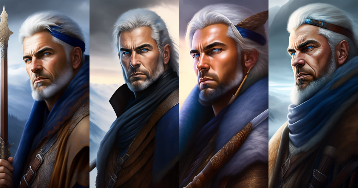 Lexica - Epic portrait, dangerous wise man, Boris Khmelnitsky, serious ...