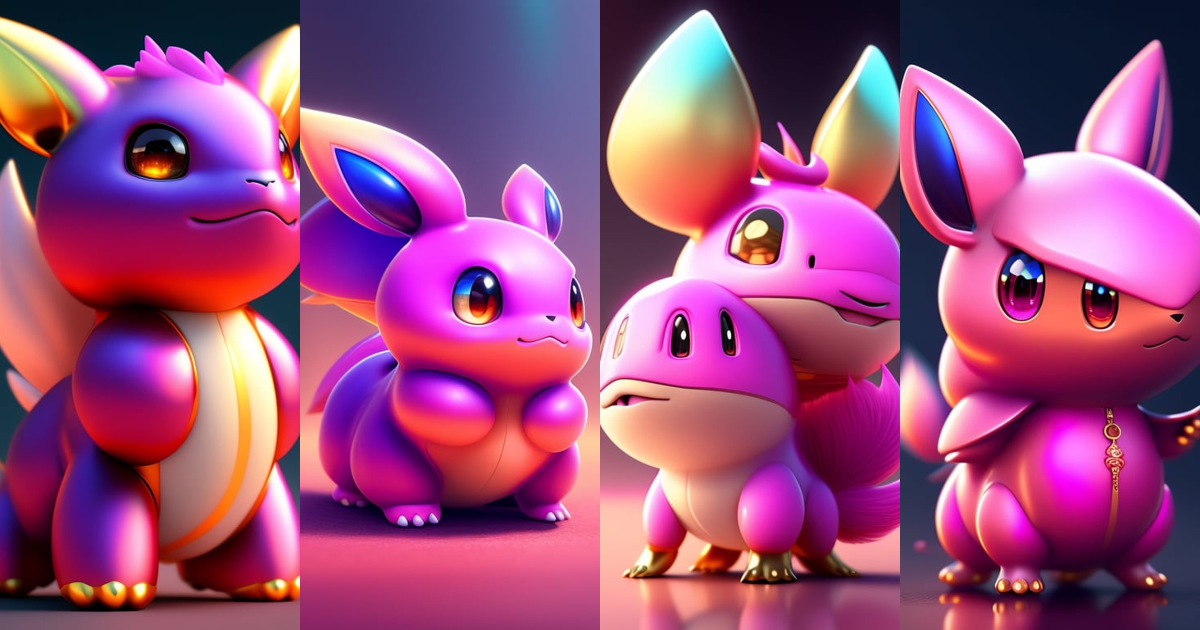 Lexica - A cute psychic type pokemon:: by beeple and James Gilleard and ...