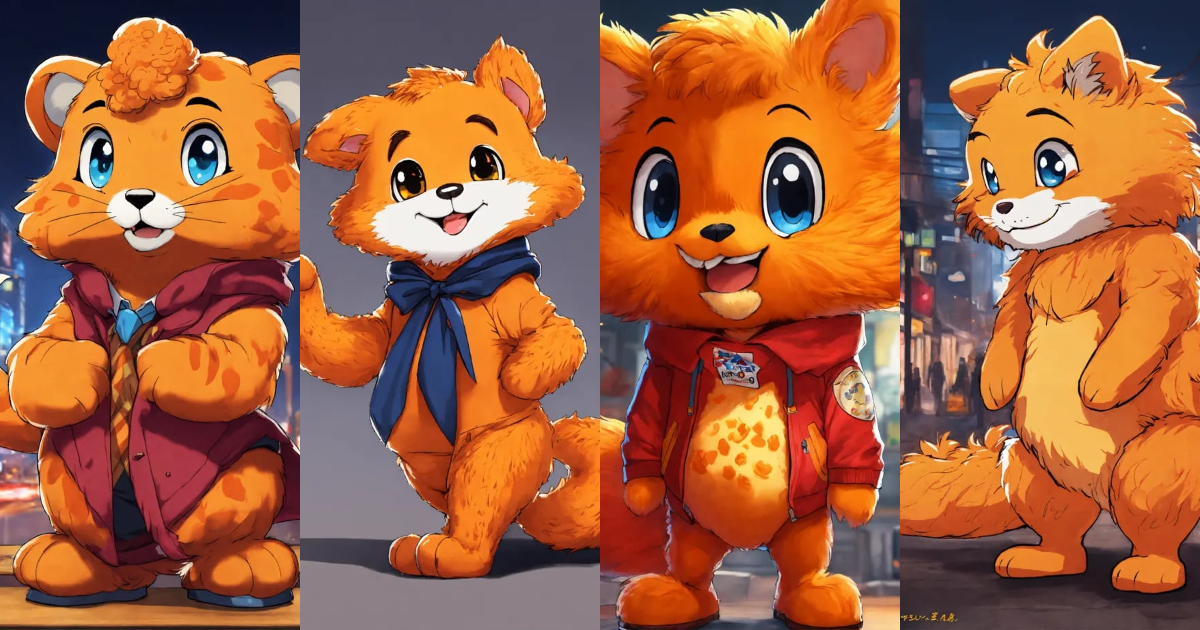 Lexica - Chester The Cheeto mascot as anime