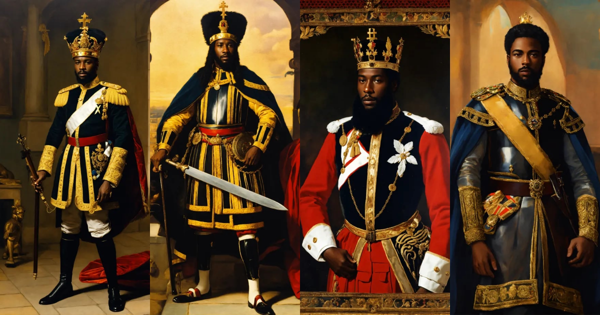 Lexica - A black king david in uniform