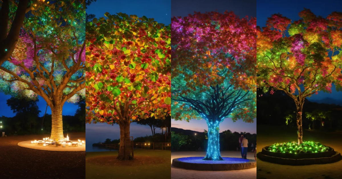 Lexica - The Luminous Harmony tree on Amaris stands 30 meters tall ...
