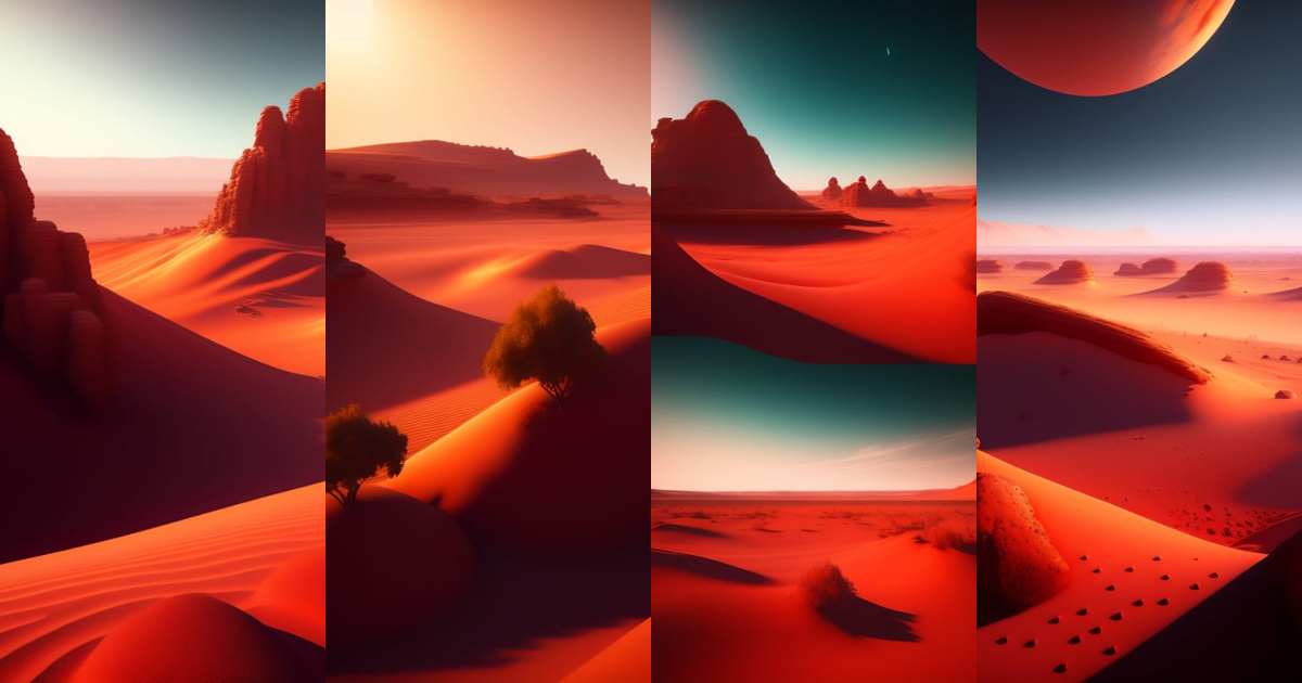 Lexica - Raps field on Mars landscape,unreal engine, artstation ...
