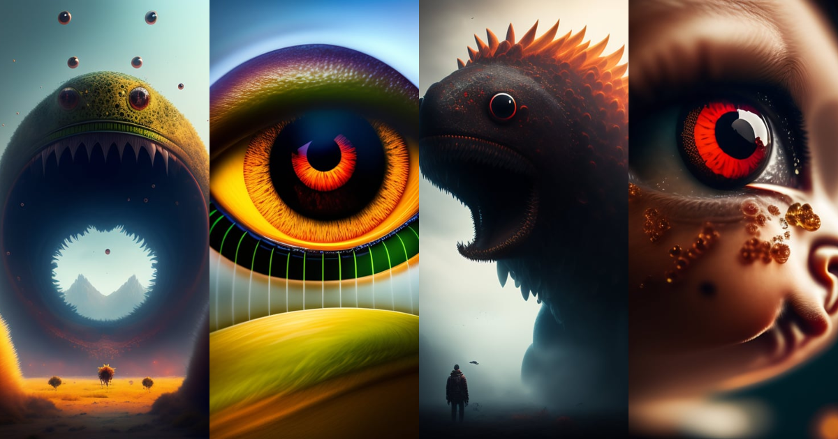 Lexica - A monster covered in several eyes