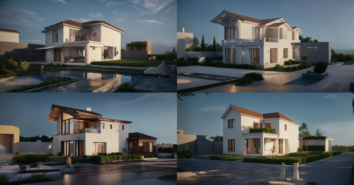 Lexica - Classic house exterior clean look, cinematic photos, ultra ...