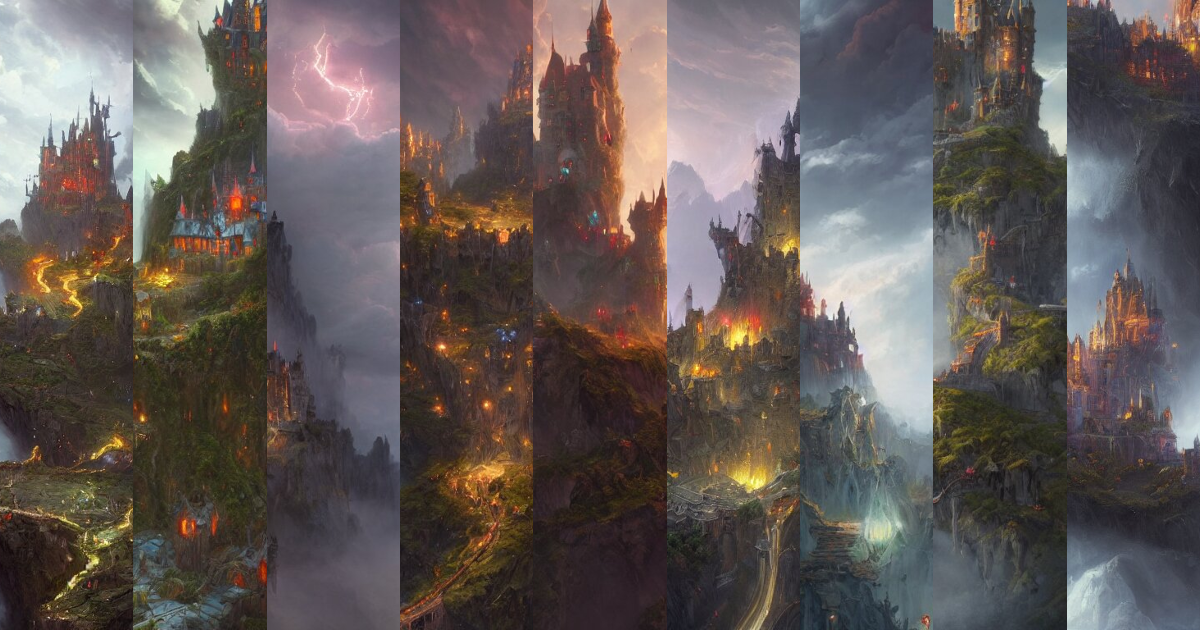 Lexica - Photo of 8k ultra realistic castle on cliff surrounded by ...