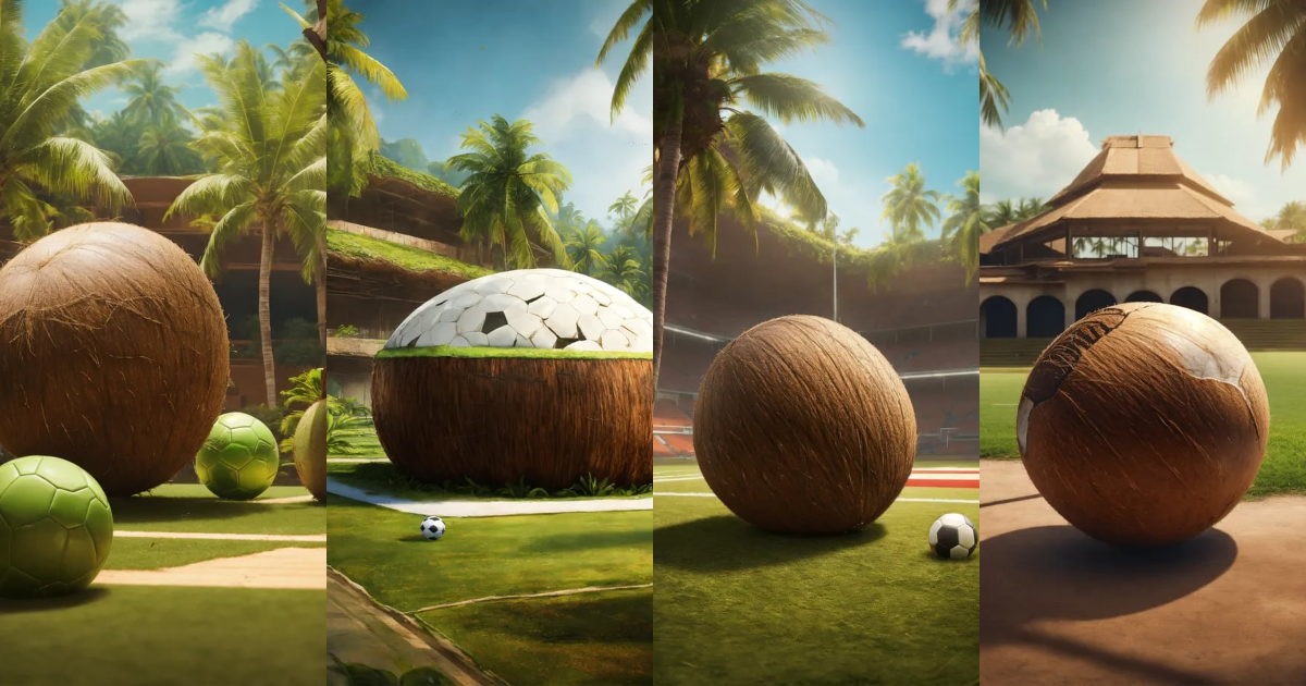 Lexica - A coconut with another coconut on it and another coconut on it ...