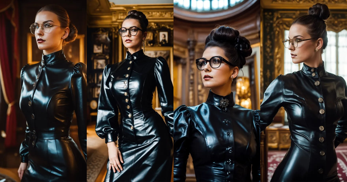 Lexica - Worm's eye view, stunning female german mistress model, strict ...