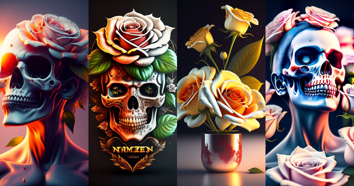 Lexica - Zombie, sun, white roses, hyper detailed, ultra-sharp, octane ...