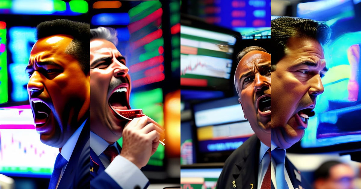 Lexica - Screaming Stock traders loosing money,Markets crashing