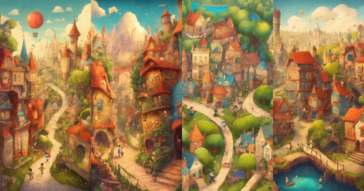 Lexica - An imaginary city from fairy tales. Very detailed. The ...