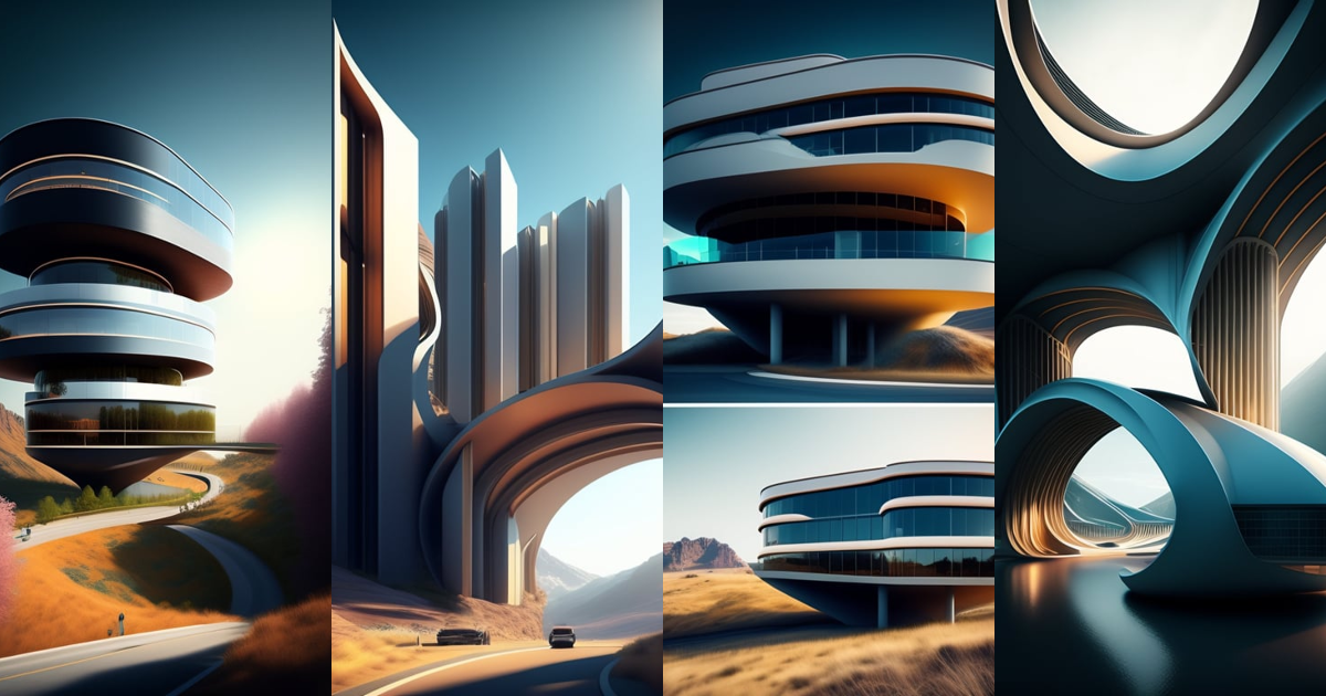 Lexica - New architecture that becomes popular in 2050 with a highway ...