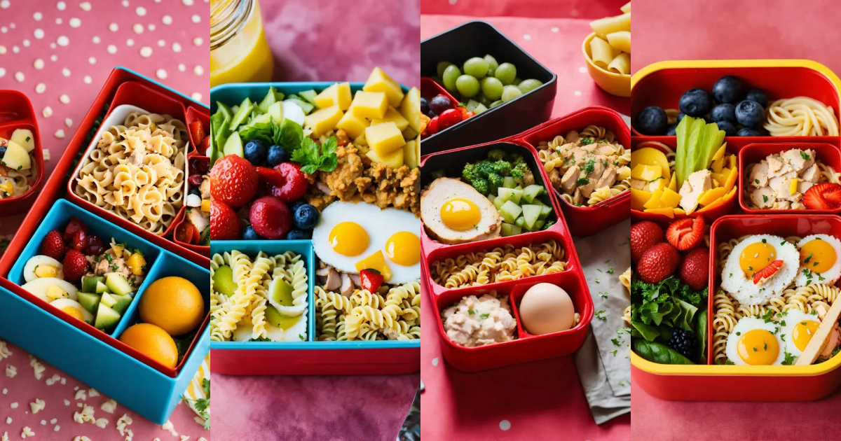 Lexica - Dr. eggman inspired bento box with chicken and delicious pasta ...