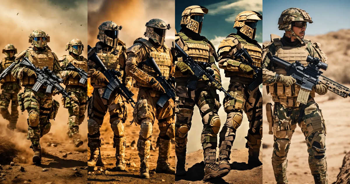 Lexica - Post modern ancient spartan soldiers carrying assault rifles ...