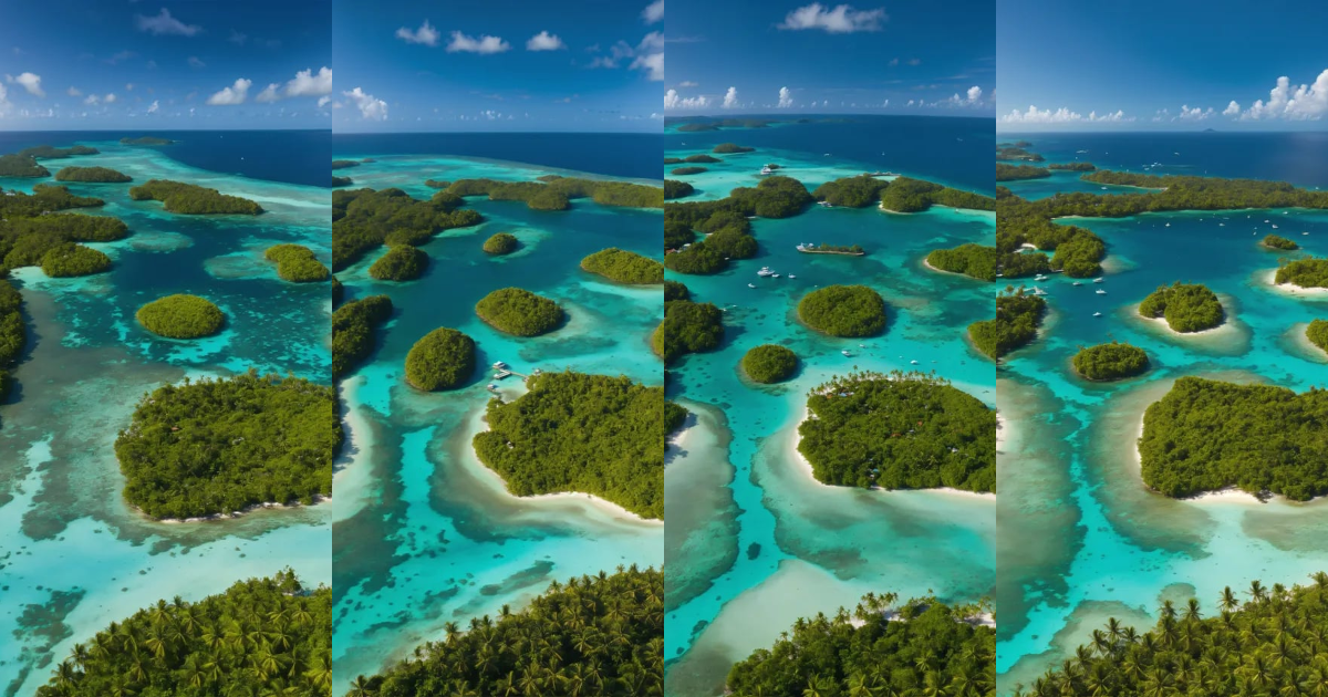 Lexica - Thousand of small tropical islands far from each other, high ...