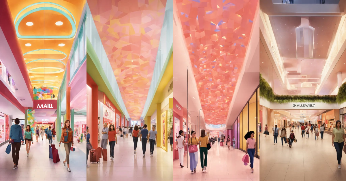 Lexica - A design about the mall experience, where individuals take ...