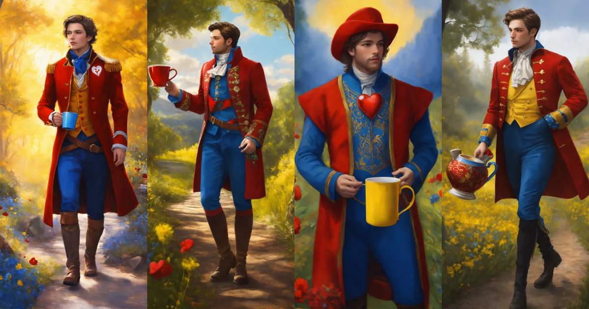 Lexica - Illustrated, realistic, Healing, jack of hearts,donned in red ...