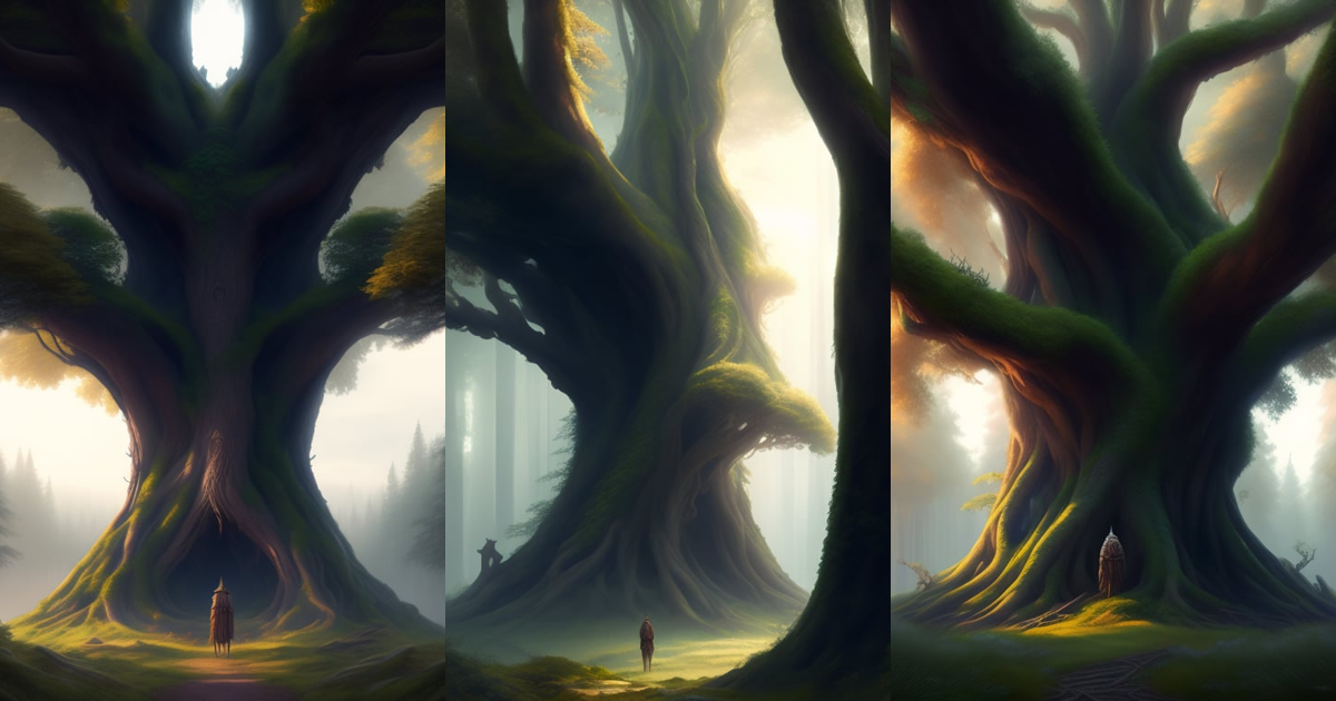 Lexica - Portrait of an ent tree lord of the rings elder tree by Greg ...