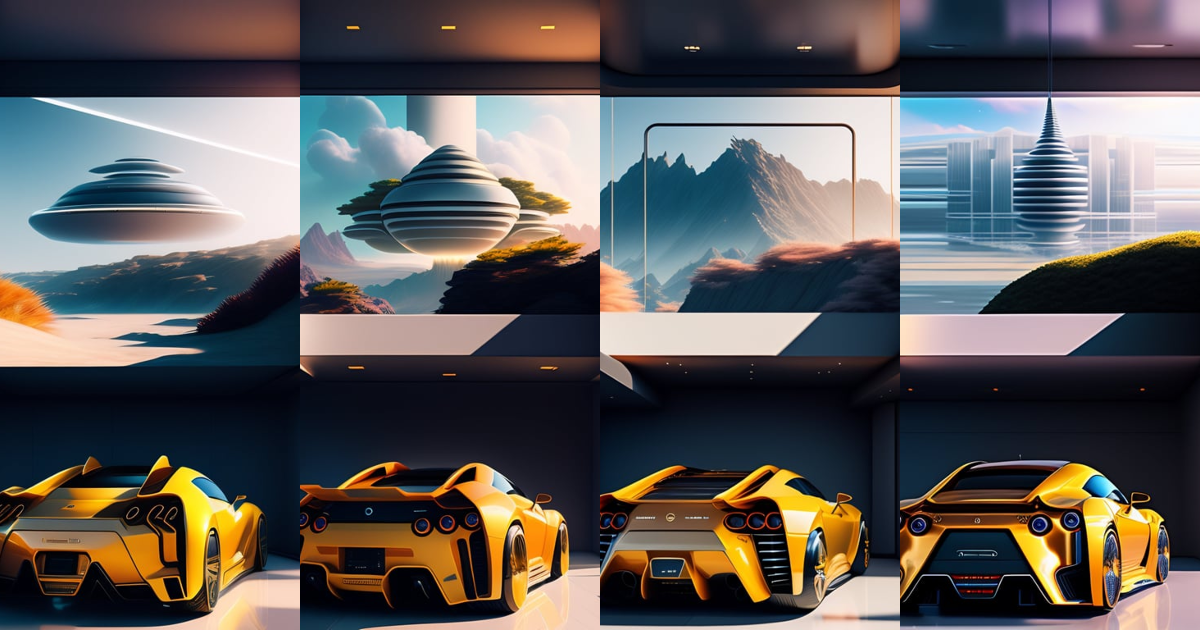 Lexica - A sci-fi book cover of a giant alien temple suspended above ...