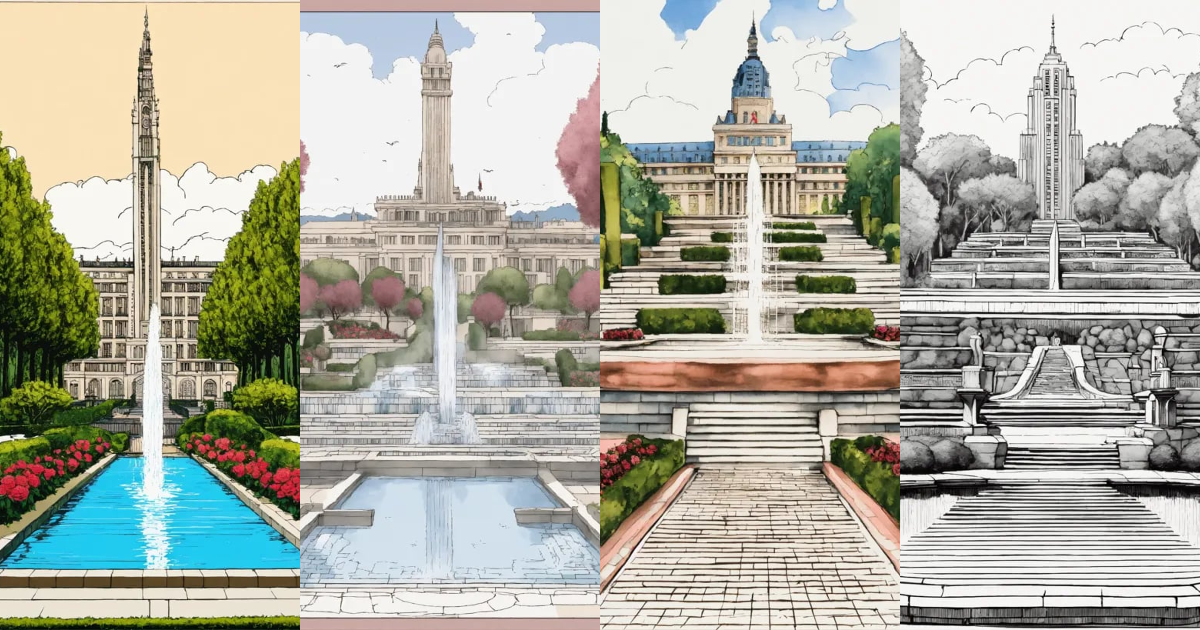 Lexica - Water falls, geneva water fountain jet d’eau, cypress trees ...