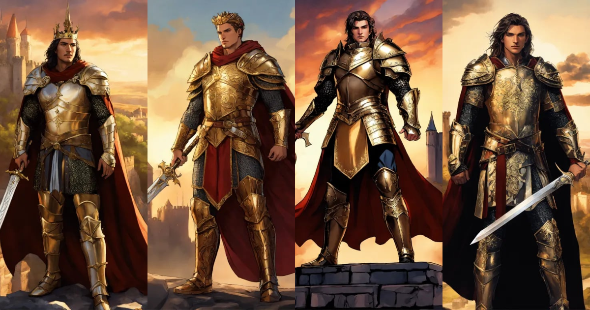 Lexica - Fantasy setting, an enigmatic human king, in praetorian style ...