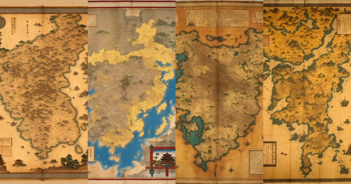 Lexica - Sango(three kingdom) antique map