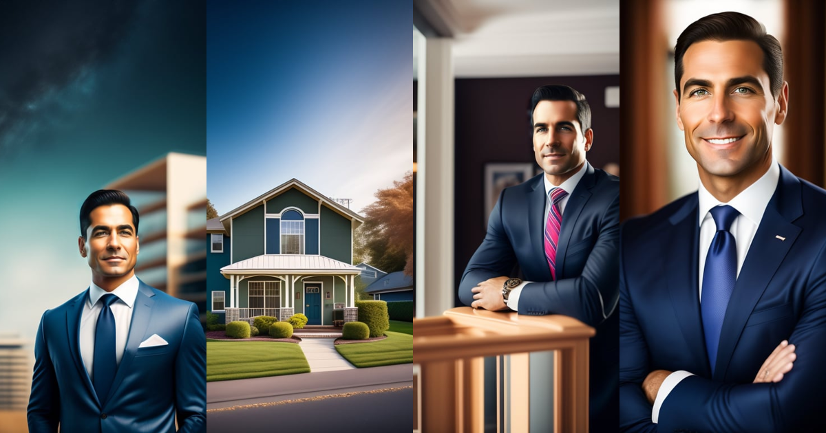 Lexica - Portrait of a real estate broker