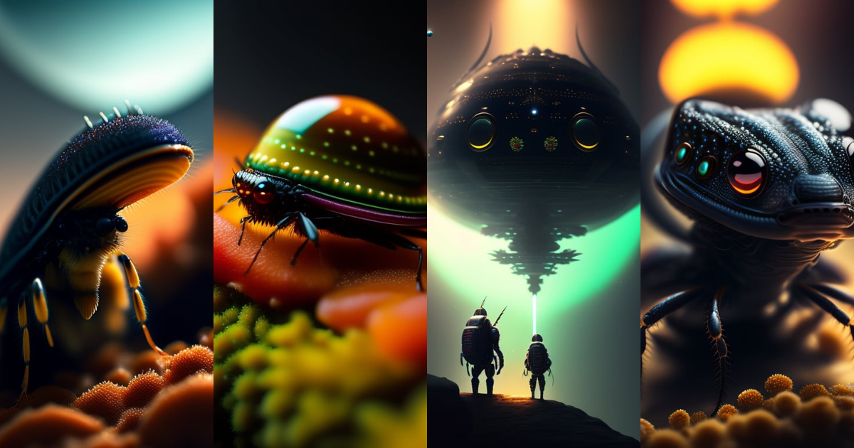 Lexica - Small dark creatures bugs aliens