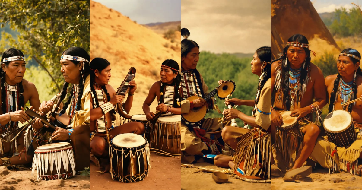 Lexica - Native Americans playing music
