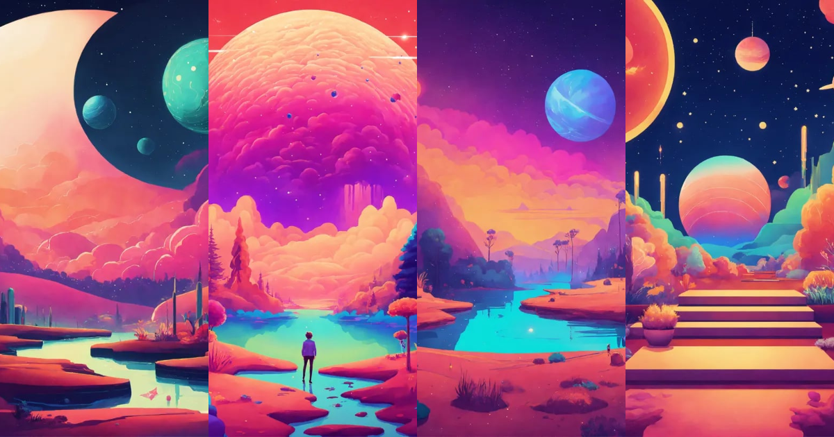 Lexica - Astral Funk album cover. sci fi. abstract. nature cozy webpage ...