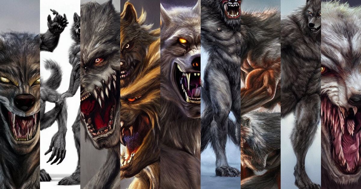 Lexica - Werewolf concept designs by Rick Baker, highly detailed, Oil ...