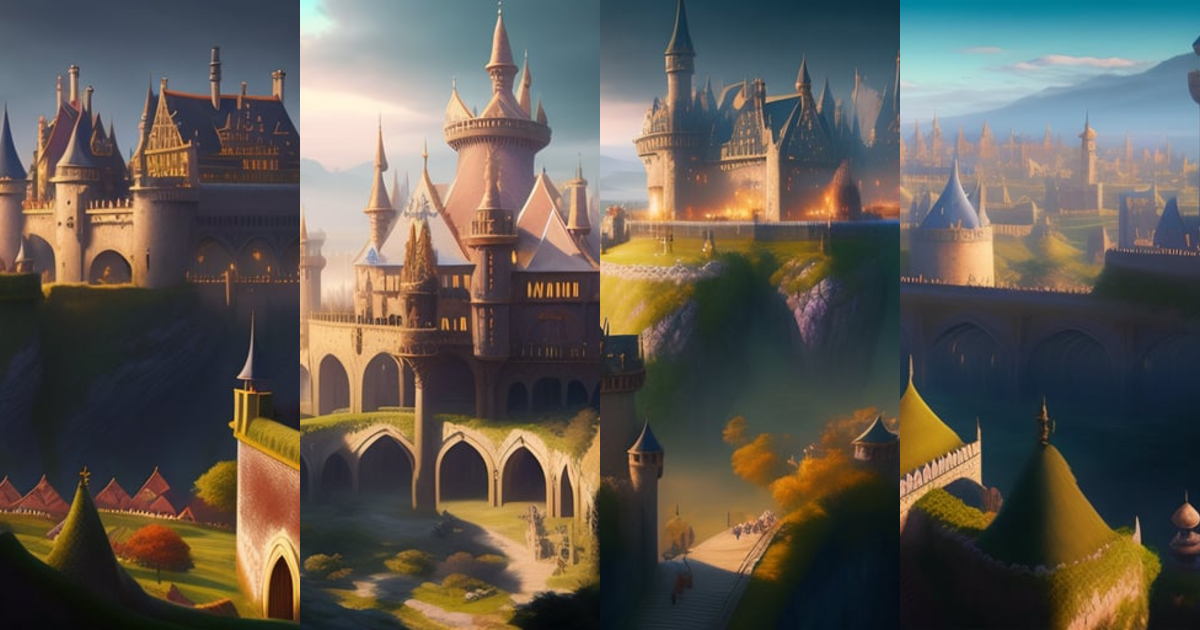 Lexica - Medieval capital city, fantasy, huge fantasy elven castle ...