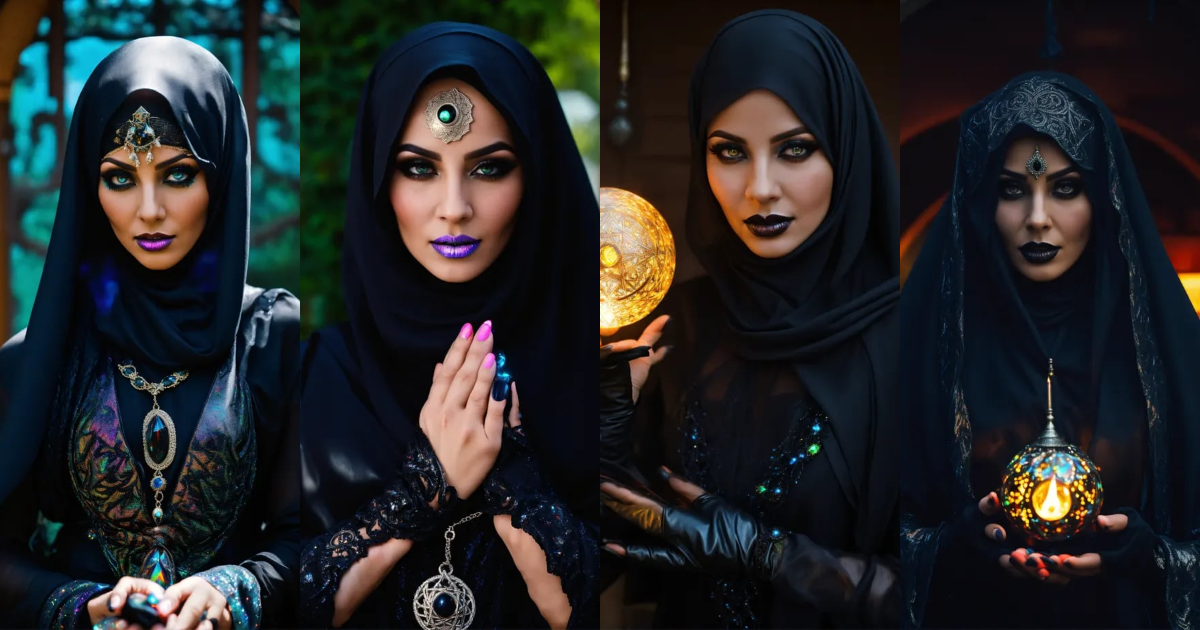 Lexica - Evil occult satanic goth hypnotic Arabian Sorceress with doom ...